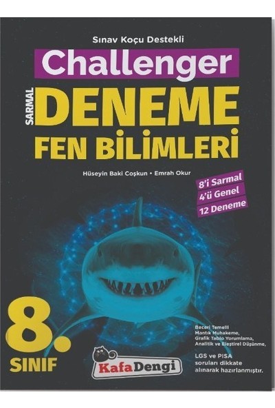 Kafa Dengi Yayınları 8. Sınıf Challenger Fen Bilimleri 12'li Deneme