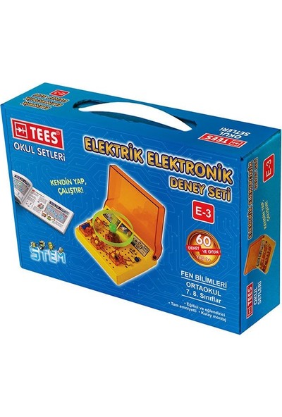 E-3 Fen Bilgisi Elektrik Elektronik Deney Seti E-3 Fen Bilgisi Elektrik Elektronik Deney Seti