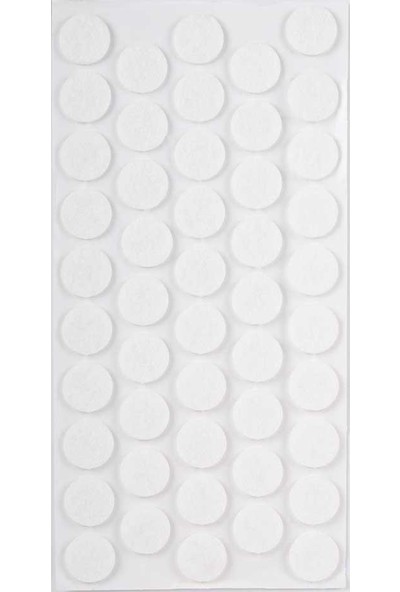 Pacific Yapışkanlı Yuvarlak Keçe, 20 Mm, Beyaz Pacific Yapışkanlı Yuvarlak Keçe, 20 Mm, Beyaz