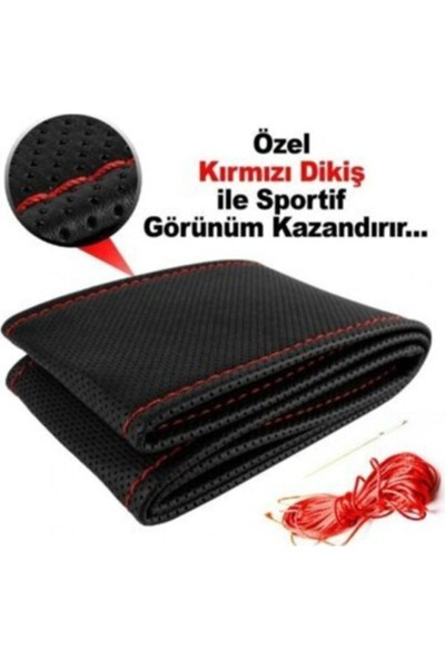 Fox Nissan Qasqai 2007-2014 Kırmızı Dikme Direksiyon Kılıfı Fox Nissan Qasqai 2007-2014 Kırmızı Dikme Direksiyon Kılıfı