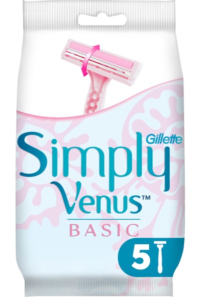 Gillette Simply Venus 2 Basic 5'li Kadın Tıraş Bıçağı Gillette Simply Venus 2 Basic 5'li Kadın Tıraş Bıçağı