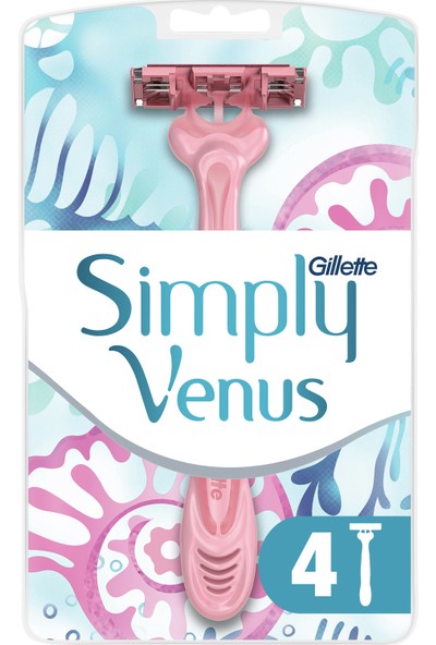 Gillette Simply Venüs 3 Kullan At Tıraş Bıçağı 4'lü Gillette Simply Venüs 3 Kullan At Tıraş Bıçağı 4'lü