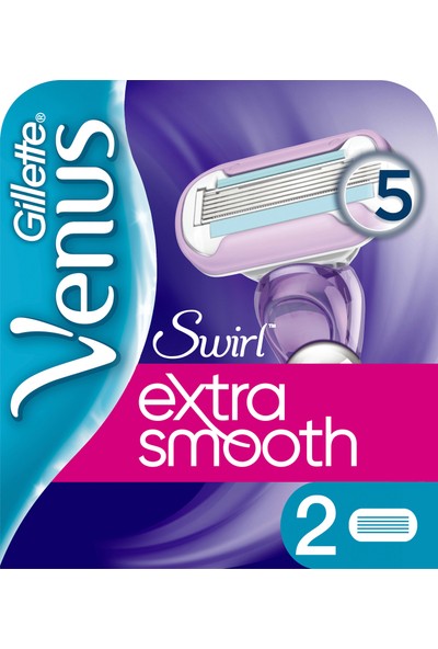 Gillette Venus Swirl 2'li Yedek Kadın Tıraş Bıçağı Gillette Venus Swirl 2'li Yedek Kadın Tıraş Bıçağı