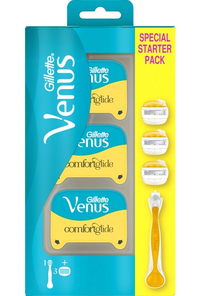 Gillette Venüs Olay Kadın Tıraş Makinesi +3 Yedek Başlık Gillette Venüs Olay Kadın Tıraş Makinesi +3 Yedek Başlık