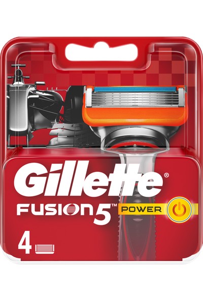 Gillette Fusion Power Yedek Tıraş Bıçağı 4'lü Özel Seri