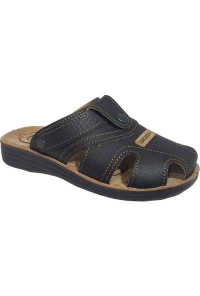 Gezer 09878 Günlük Anatomik Önü Kapalı Sandalet Erkek Terlik