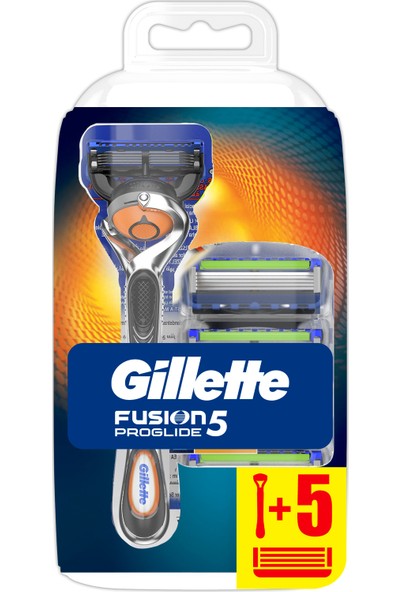 Gillette Fusion ProGlide Tıraş Makinesi + 5 Tıraş Bıçağı Gillette Fusion ProGlide Tıraş Makinesi + 5 Tıraş Bıçağı