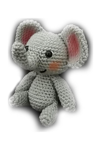 Pazarhan Bebek Panosu Için Amigurumi Minik Fil