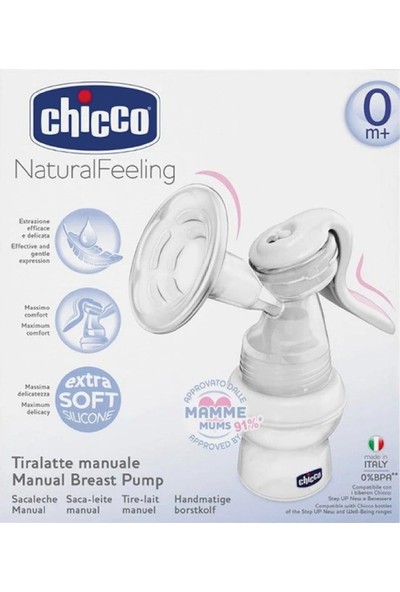 Chicco Natural Feeling Manuel Göğüs Pompası Chicco Natural Feeling Manuel Göğüs Pompası