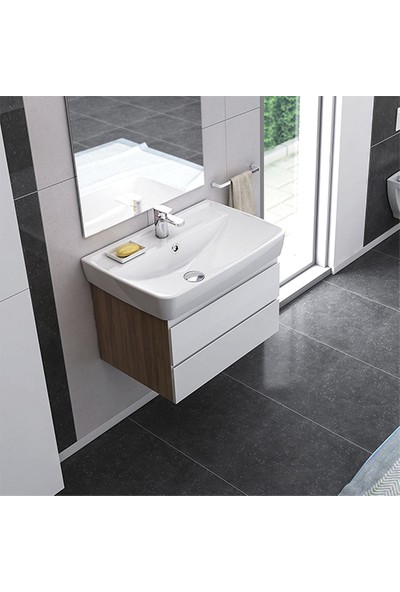 Turkuaz Cerastyle Duru Etajerli Lavabo 60 cm 035100U Turkuaz Cerastyle Duru Etajerli Lavabo 60 cm 035100U