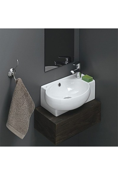 Turkuaz Cerastyle Mini Köşe Lavabo 28 cm 001300U Turkuaz Cerastyle Mini Köşe Lavabo 28 cm 001300U