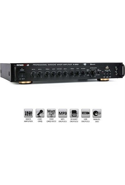 Osawa K-008U 150 Watt Stereo Mikser Anfi