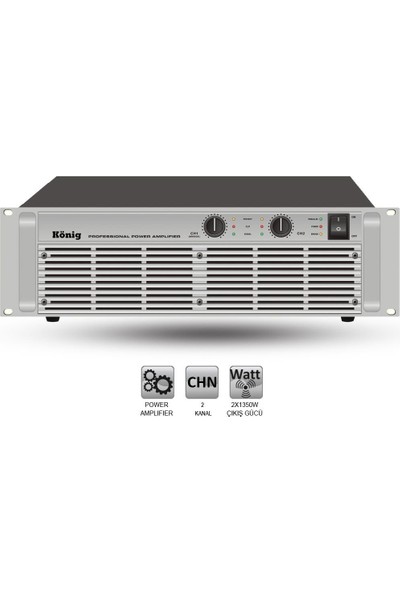 König A-3000 2X1200 Watt Power Anfi