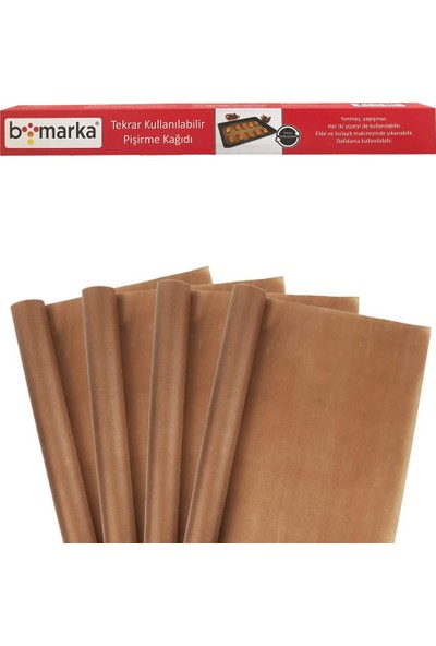 Yıkanılabilir Fırın Kağıdı & Mangal Örtüsü 4'lü (Tarım ve Orman Bakanlığı Onaylı)