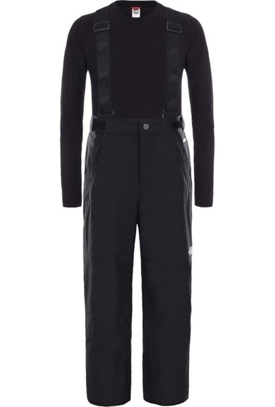 The North Face Snow Suspender Plus Çocuk Pantolon Siyah