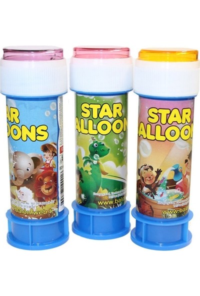 Star Köpük Baloncuk Çıkaran Oyuncak Star Bubbles Marka 5 Adet Star Köpük Baloncuk Çıkaran Oyuncak Star Bubbles Marka 5 Adet