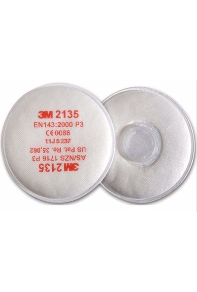 3m 2135 P3 Filtre- Üstün Koruma 3m 6000-7000 Serisi Maske Uyumlu