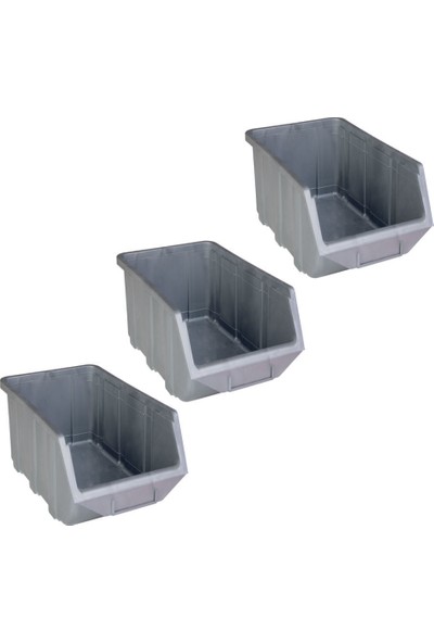 Sembol Plastik A300 Gri Plastik Avadanlık (3 Adet)