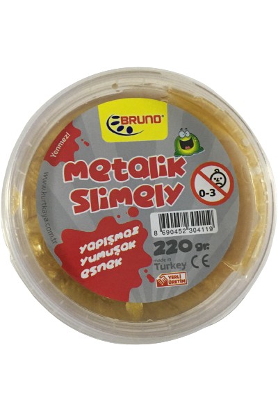 Bruno Metalik 220 gr Slime /yapışmaz / Yumuşak /esnek Bruno Metalik 220 gr Slime /yapışmaz / Yumuşak /esnek
