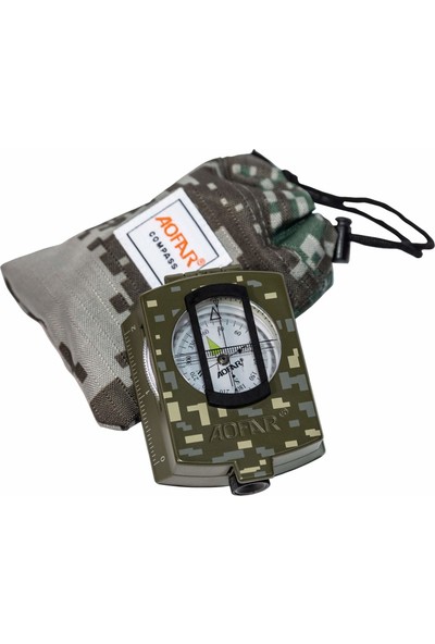 Aofar Askeri Pusula AF-4580 Lensatik Nişangahlı Aofar Askeri Pusula AF-4580 Lensatik Nişangahlı