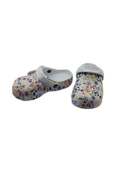 Gezer Çocuk Kaydırmaz Spor Futbol Terlik. Crocs Model