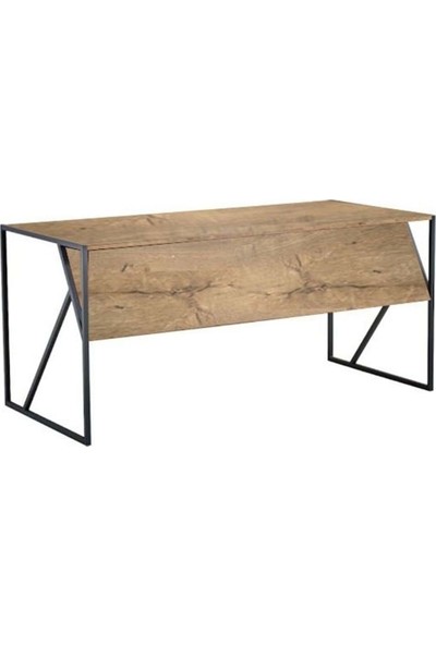 Uzay Ofis Weiry Çalışma Masası - Kafkasmeşe - Antrasit - 100 cm