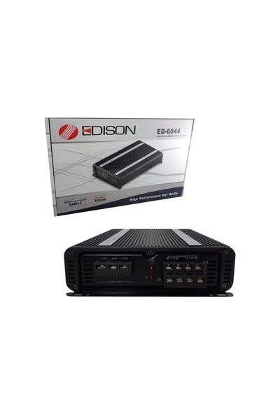 Edıson ED-6044 3000W 4 Kanal Oto Amfi Edıson ED-6044 3000W 4 Kanal Oto Amfi