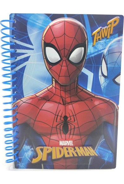 Dolphin Spiderman Baskılı Not Defteri