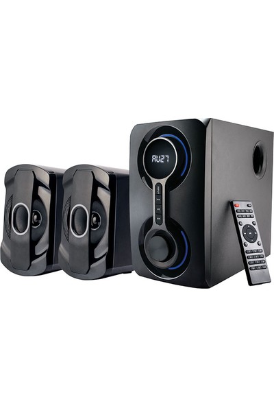 Mikado MD-221BT 2+1 40W Siyah Usb+Tf Cart+Fm+Bluetootk Speaker Mikado MD-221BT 2+1 40W Siyah Usb+Tf Cart+Fm+Bluetootk Speaker