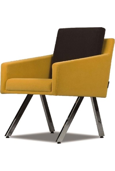 Uzay Ofis Lexus Tekli Kanepe - Siyah-Sarı Uzay Ofis Lexus Tekli Kanepe - Siyah-Sarı