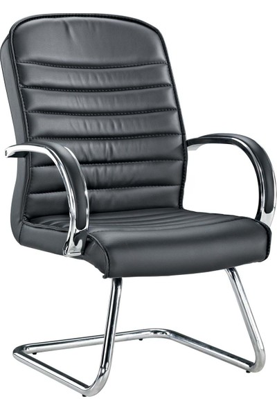 Uzay Ofis Eva Bekleme Koltuğu - Siyah - U Ayak