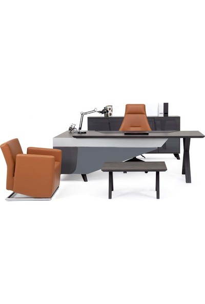 Uzay Ofis Carina Üst Yönetici Takımı - Rebab-Siyah Uzay Ofis Carina Üst Yönetici Takımı - Rebab-Siyah