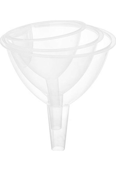 YYB Şeffaf Plastik 3 Boy Huni Seti