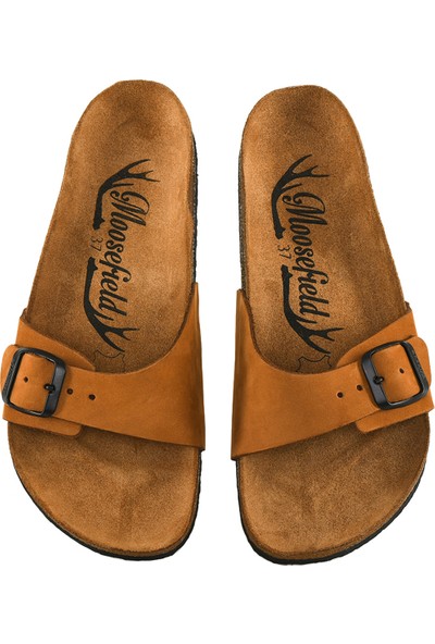 Moosefield Deri Kadın Terlik