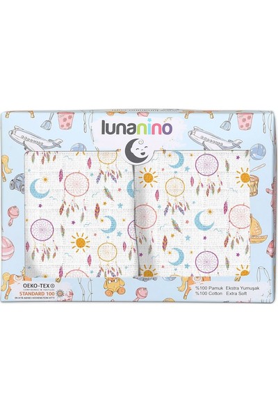 Lunanino Müslin Bebek Bezi 2 Farklı Ebat Tek Kutuda Mihrimah Lunanino Müslin Bebek Bezi 2 Farklı Ebat Tek Kutuda Mihrimah