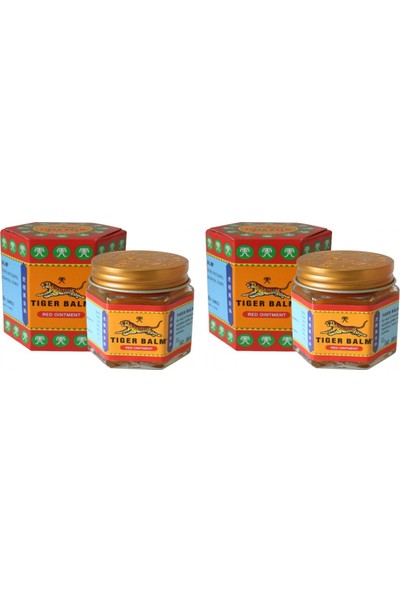 Tiger Balm Kırmızı 20+20 Gr, (2 Adet) Tiger Balm Kırmızı 20+20 Gr, (2 Adet)