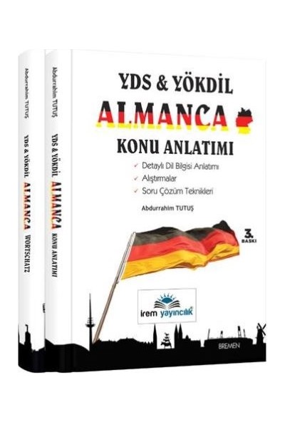 İrem YDS Yökdil Almanca K.A + Wortschatz S.B - Abdurrahim Tutuş