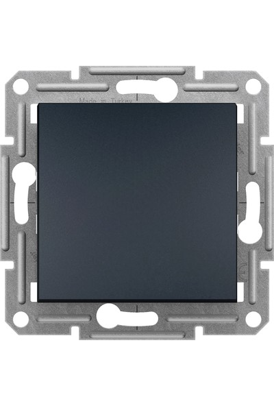 Schneider Asfora Plus-Anahtar, Çerçevesiz, Antrasit EPH0100171 Schneider Asfora Plus-Anahtar, Çerçevesiz, Antrasit EPH0100171