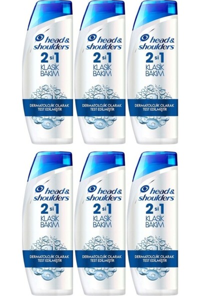 Head & Shoulders Klasik Bakım 2'si 1 Arada 400 ml x 6 Adet Head & Shoulders Klasik Bakım 2'si 1 Arada 400 ml x 6 Adet