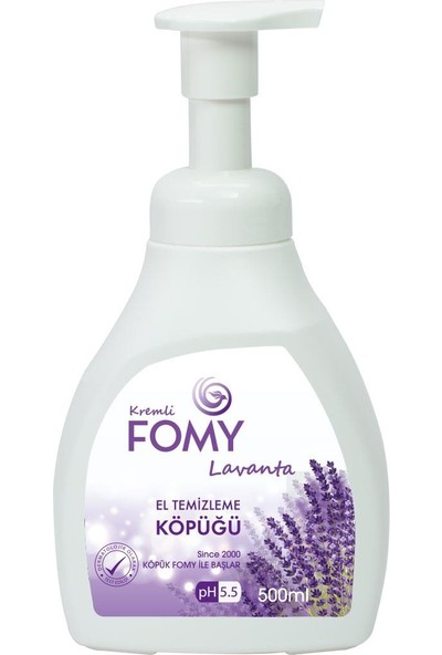 Fomy Lavanta Köpük Sabun El Yüz Vücut Temizlik Köpüğü 500 ml Fomy Lavanta Köpük Sabun El Yüz Vücut Temizlik Köpüğü 500 ml