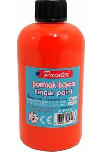 Masis Painter Parmak Boyası 250 ml Turuncu Masis Painter Parmak Boyası 250 ml Turuncu