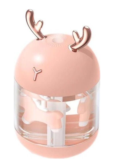 Yukka Pembe 300ML Taşınabilir Aroma Yağ Nemlendirici Difüzör