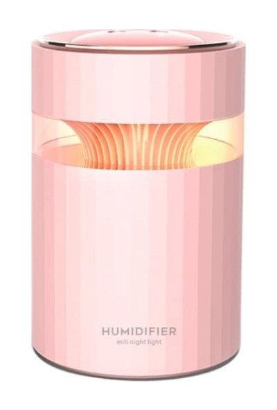 Yukka Pembe 900ML USB Hava Nemlendirici Renkli Difüzör Yukka Pembe 900ML USB Hava Nemlendirici Renkli Difüzör
