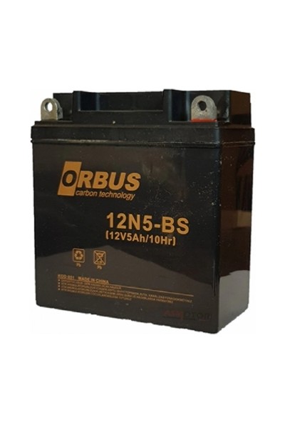 Orbus 12N5-BS 12V 5AH Motosiklet Aküsü