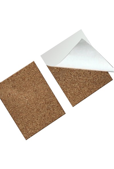 DirektAl Yapışkanlı Mantar Levha Arkası 2 mm 20 x 30 cm 2'li DirektAl Yapışkanlı Mantar Levha Arkası 2 mm 20 x 30 cm 2'li