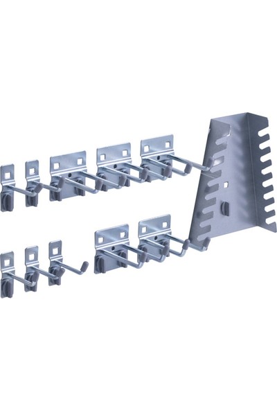 Star Starçelik Alet Asma Kancası-Aparatı-Askı Seti 11 Parçalı Star Starçelik Alet Asma Kancası-Aparatı-Askı Seti 11 Parçalı