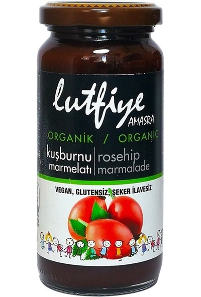 Lütfiye Lutfiye Organik Kuşburnu Marmelatı 280 gr Lütfiye Lutfiye Organik Kuşburnu Marmelatı 280 gr