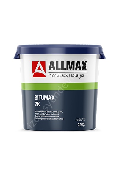 Allmax Bitumax 2k Polimer Modifiye Bitüm Kauçuk Esaslı, Iki Bileşenli, Su Yalıtım Malzemesi 30 Kg. Allmax Bitumax 2k Polimer Modifiye Bitüm Kauçuk Esaslı, Iki Bileşenli, Su Yalıtım Malzemesi 30 Kg.