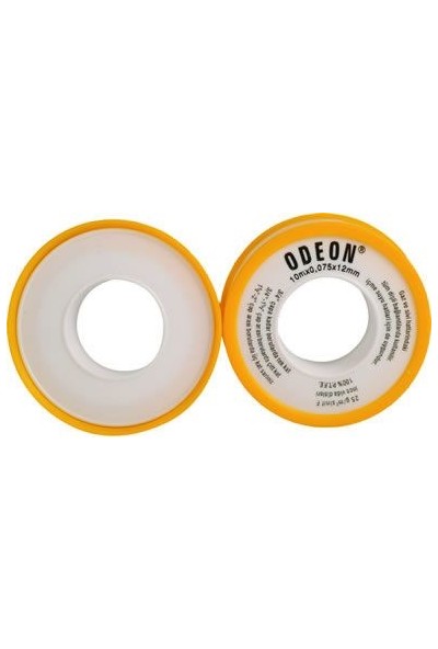 Odeon Teflon Bant 10 M x 0,075 X1 2 mm Odeon Teflon Bant 10 M x 0,075 X1 2 mm