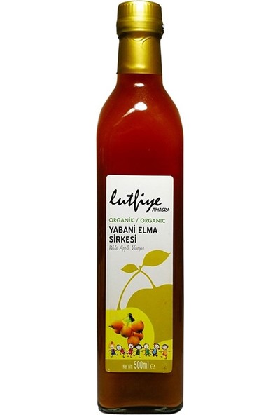 Lütfiye Lutfiye Organik Yabanı Elma Sirkesi 500 ml Lütfiye Lutfiye Organik Yabanı Elma Sirkesi 500 ml